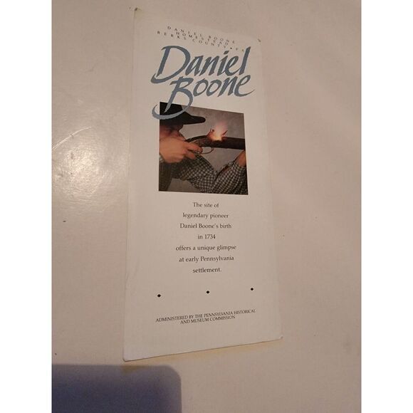 Art | Vintage Brochure Travel Pamphlet Booklet Handout Vtg Daniel Boone Homestead | Poshmark